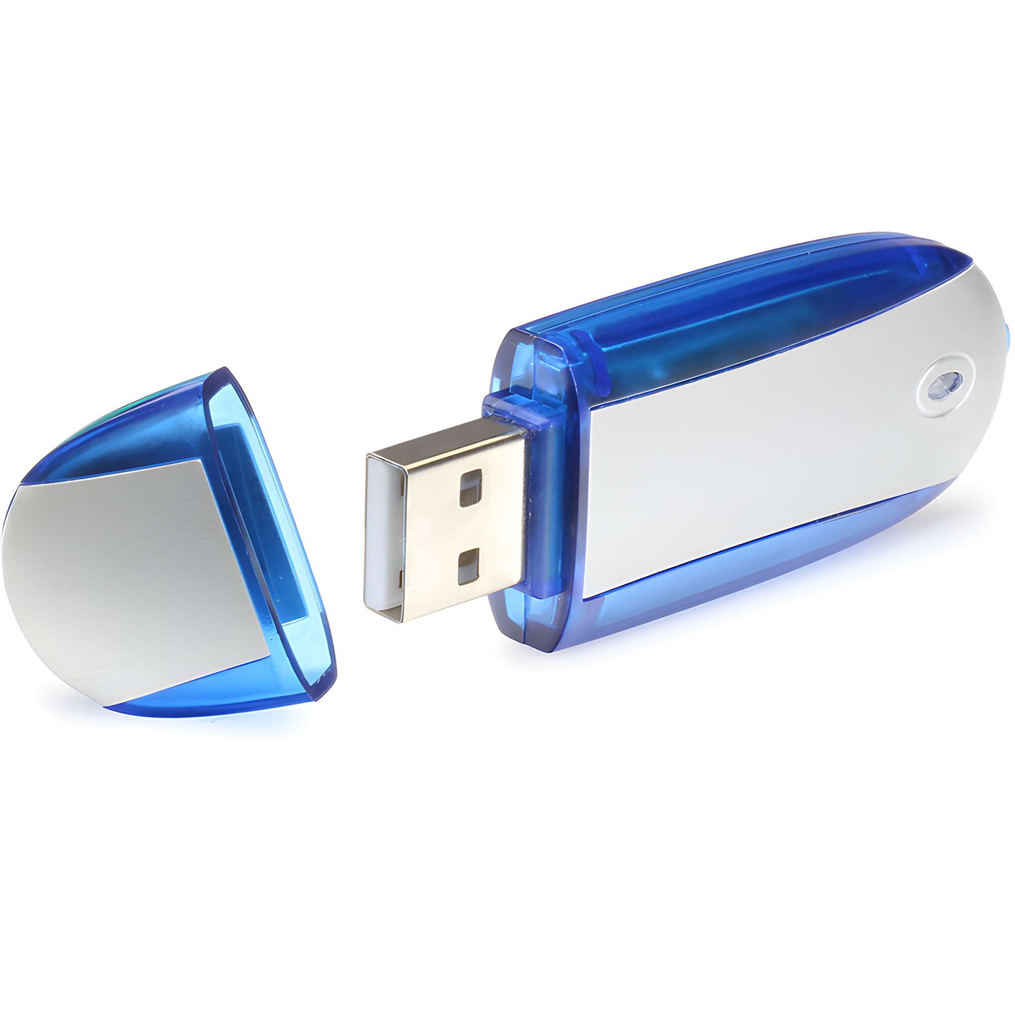 PROMO EFFECTS USB-Stick ART 8GB (8 GB, 3 - 10 MB/s, blau, Aluminium ...