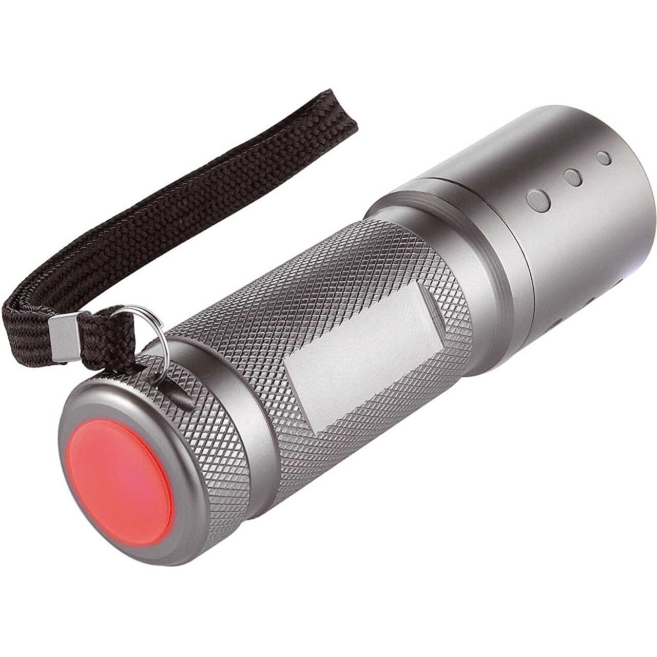 METMAXX ® LED MegaBeam Taschenlampe "Safe2GoCompact" titan (titan ...