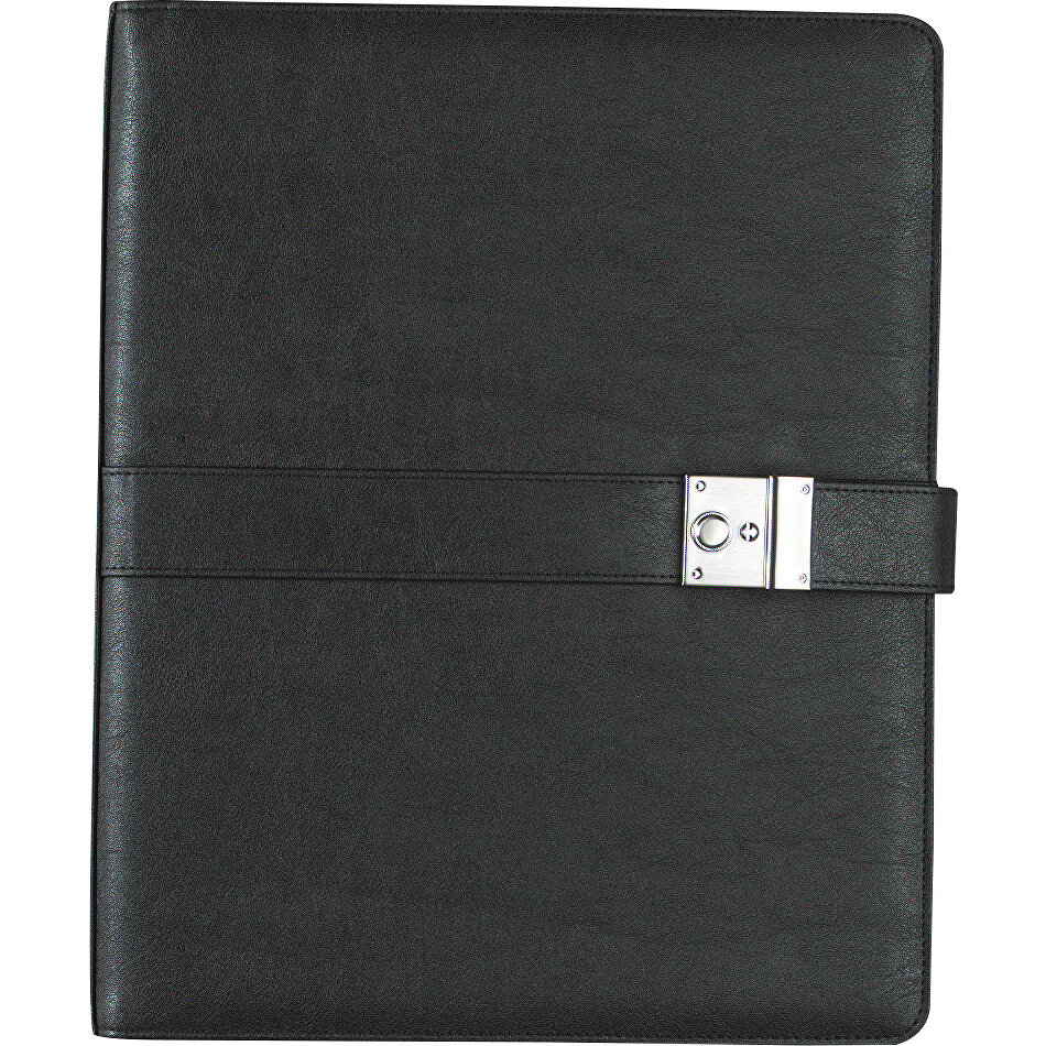 Dokumentmappe A4 (sort, Læderlignende Corello materiale, 900g) som ...