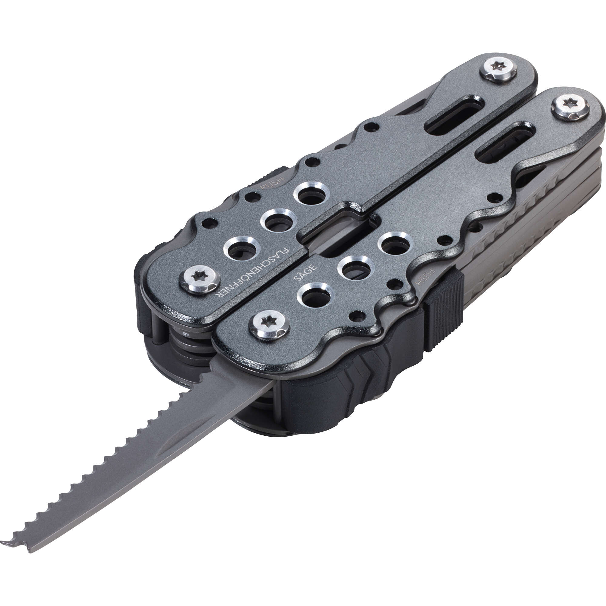 TROIKA Multifunktions-Werkzeug ARBEITSGERÄT (grau, 420 Edelstahl ...