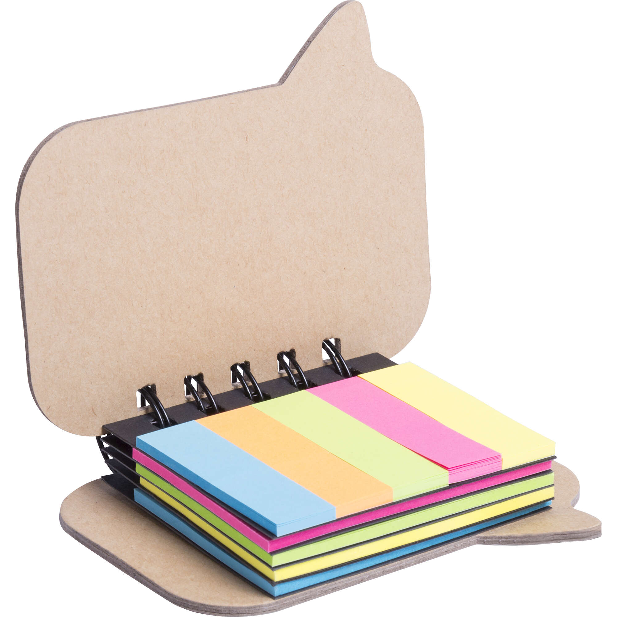 Notizblock LAZZA (natur, Reclycling Pappe, 75g) als Werbemittel Auf ...