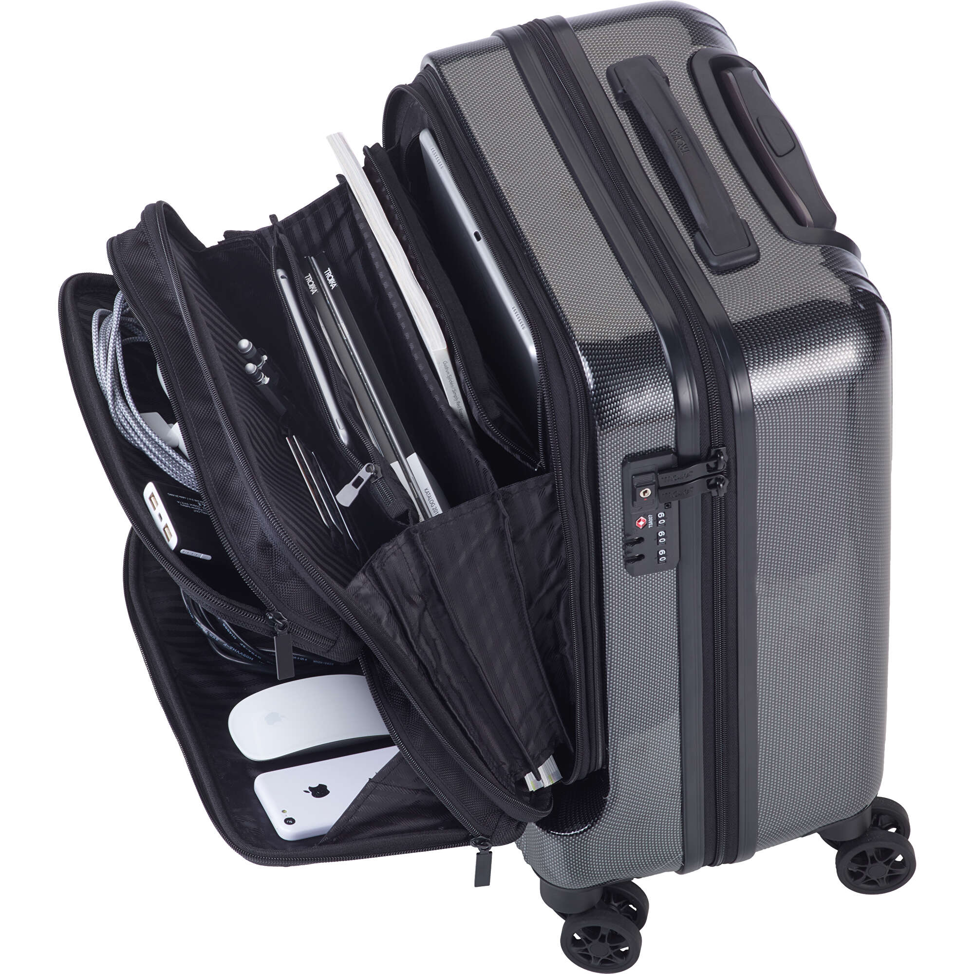TROIKA Business-Trolley 36 HOURS TROLLEY (Carbon, ABS, Nylon ...