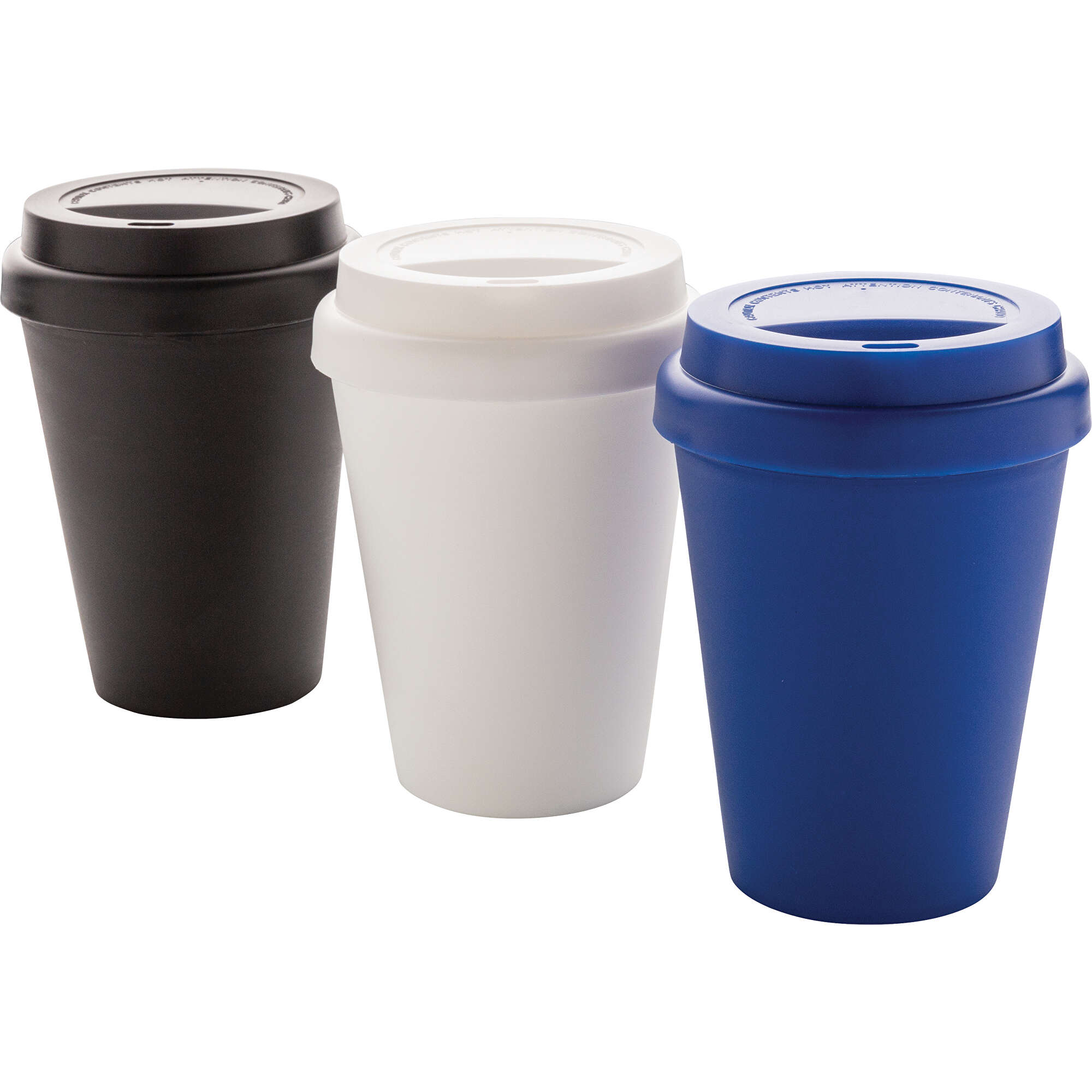 Wiederverwendbarer Doppelwandiger Kaffeebecher 300 Ml 300 Ml Weiß Pp