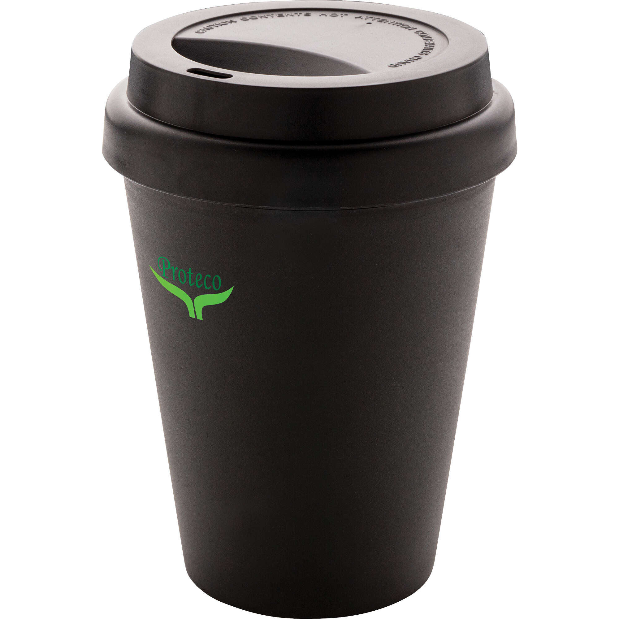 Wiederverwendbarer Doppelwandiger Kaffeebecher 300 Ml 300 Ml Schwarz
