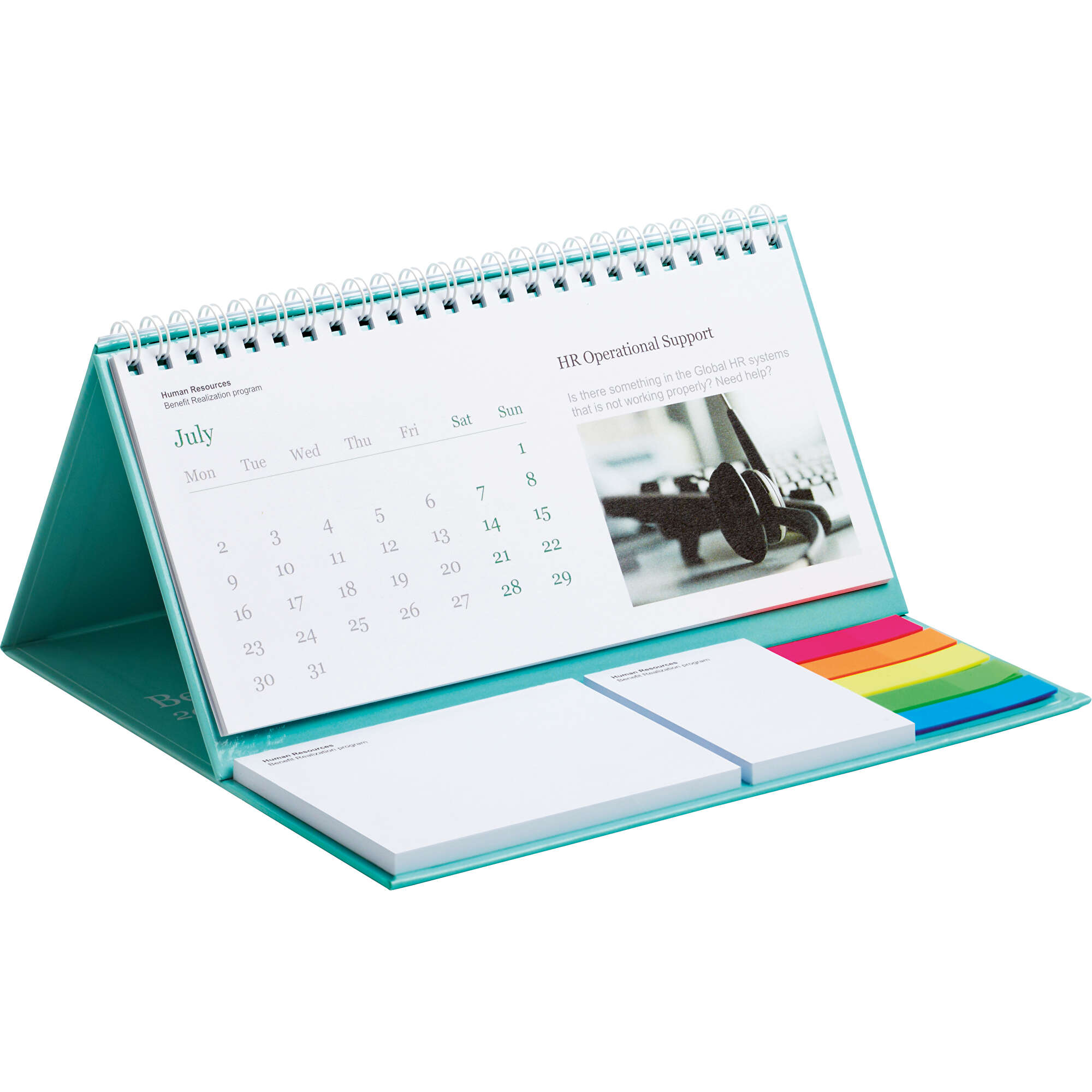 Hard Back Kalender (weiss, Papier, 222g) als Werbegeschenke Auf GIFFITS ...