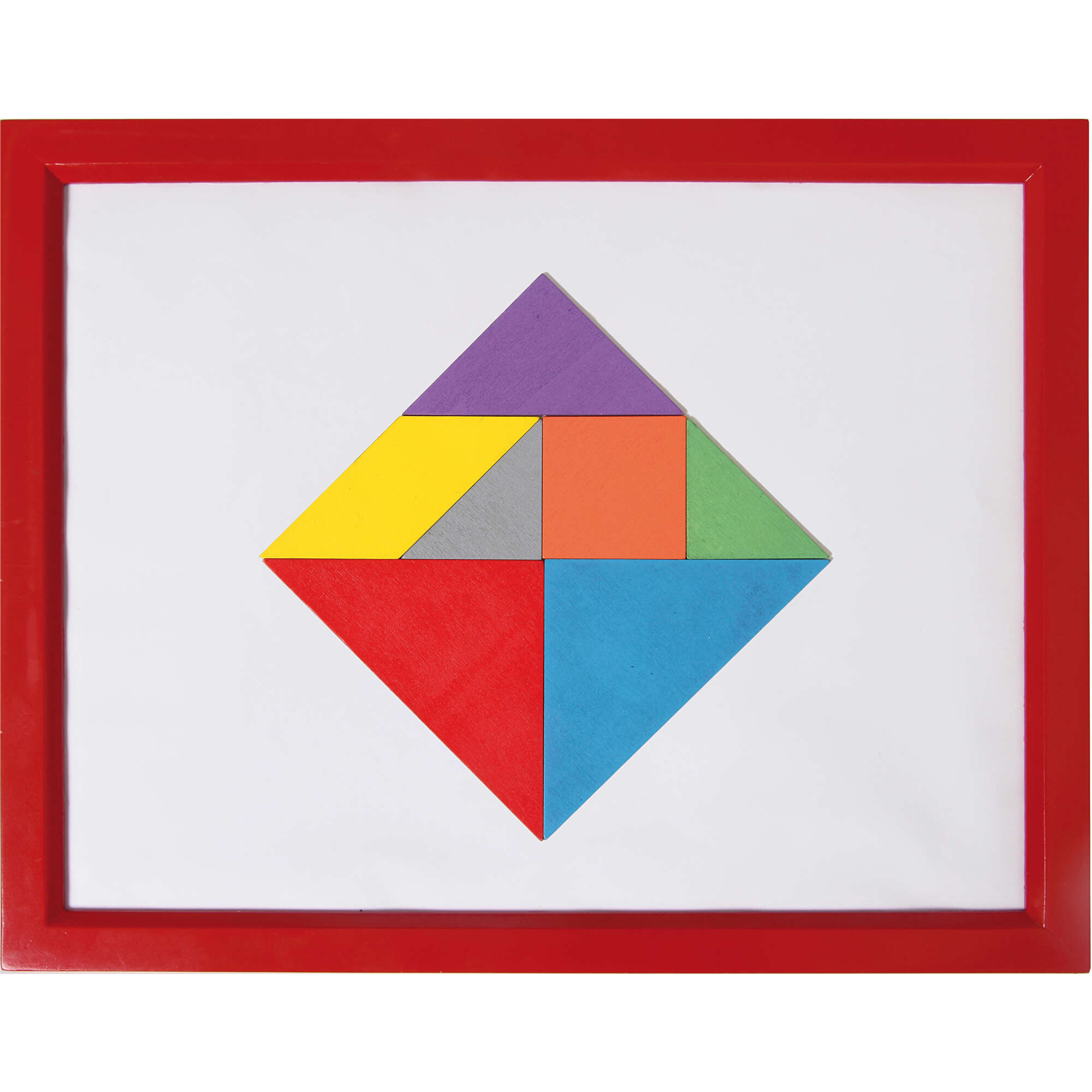 Juego de pared Tangram magnético (rojo, 646g) como regalos-de-empresa ...